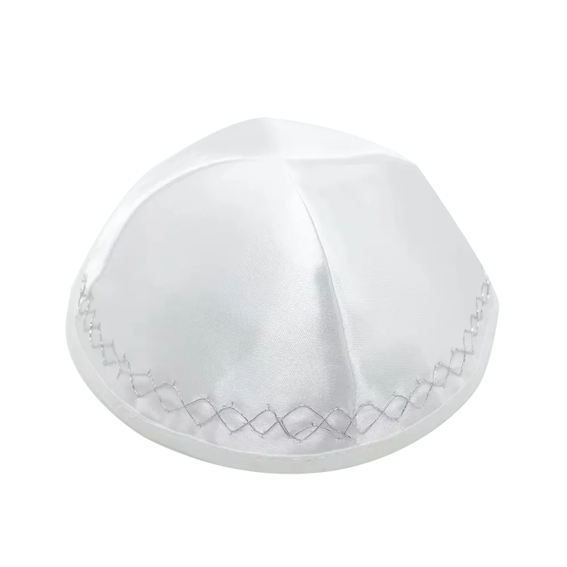 Lsrael Jewish Hats For Men Yarmulke Hat Embroidery Satin Kippah Hat ...